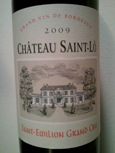 2009 Château Saint-Lô, France, Bordeaux, Libournais, St. Émilion Grand Cru - CellarTracker