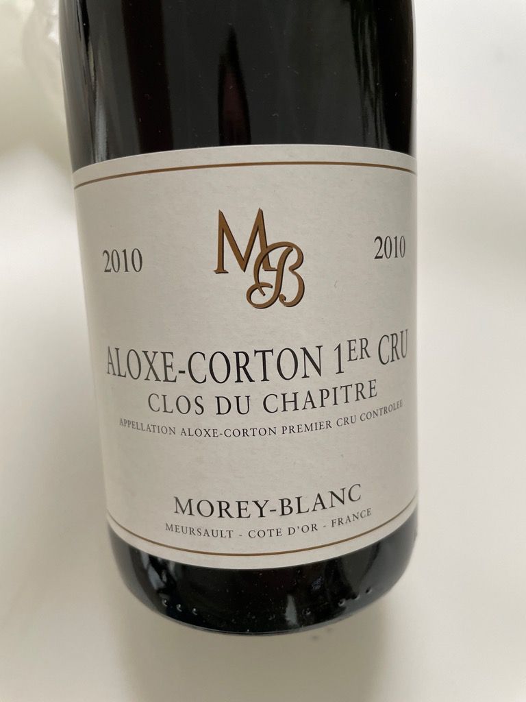 2010 Morey-Blanc Aloxe-Corton 1er Cru Clos du Chapitre, France ...