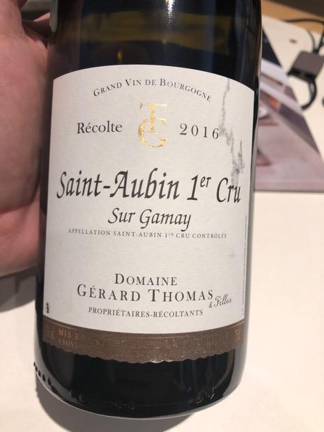 2015 Domaine Gérard Thomas & Filles Saint-Aubin 1er Cru Sur Gamay ...