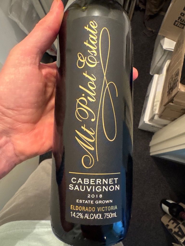 2022 Mt Pilot Estate Cabernet Sauvignon, Australia, Victoria, North ...