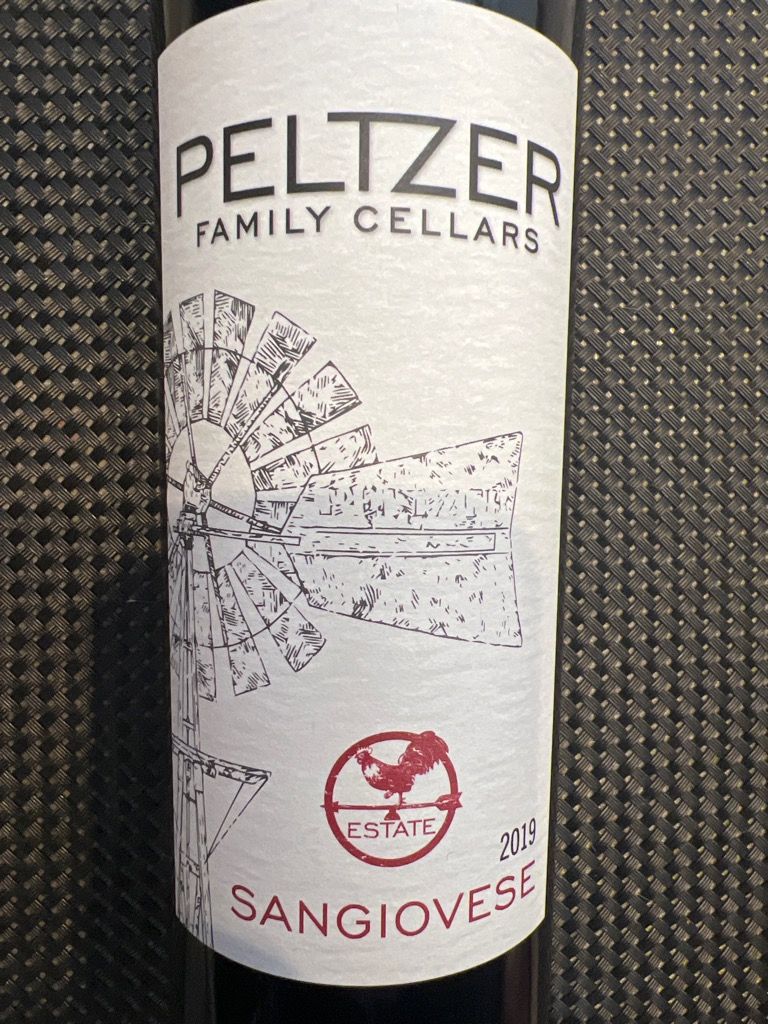 2019 Peltzer Family Cellars Sangiovese, USA, California, South Coast ...
