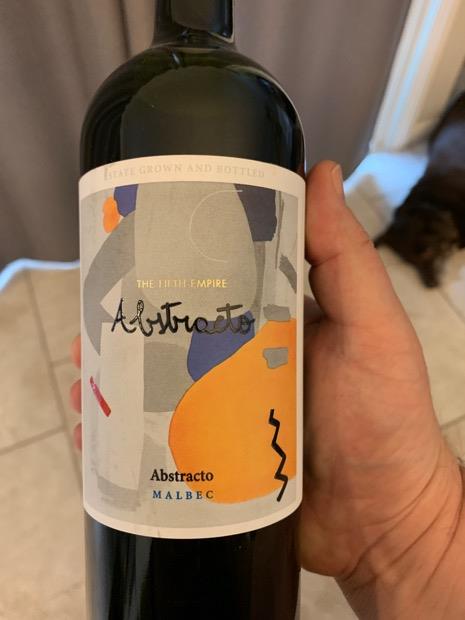 2019 The Fifth Empire (Alt Wines) Malbec Abstracto, Argentina, Mendoza ...