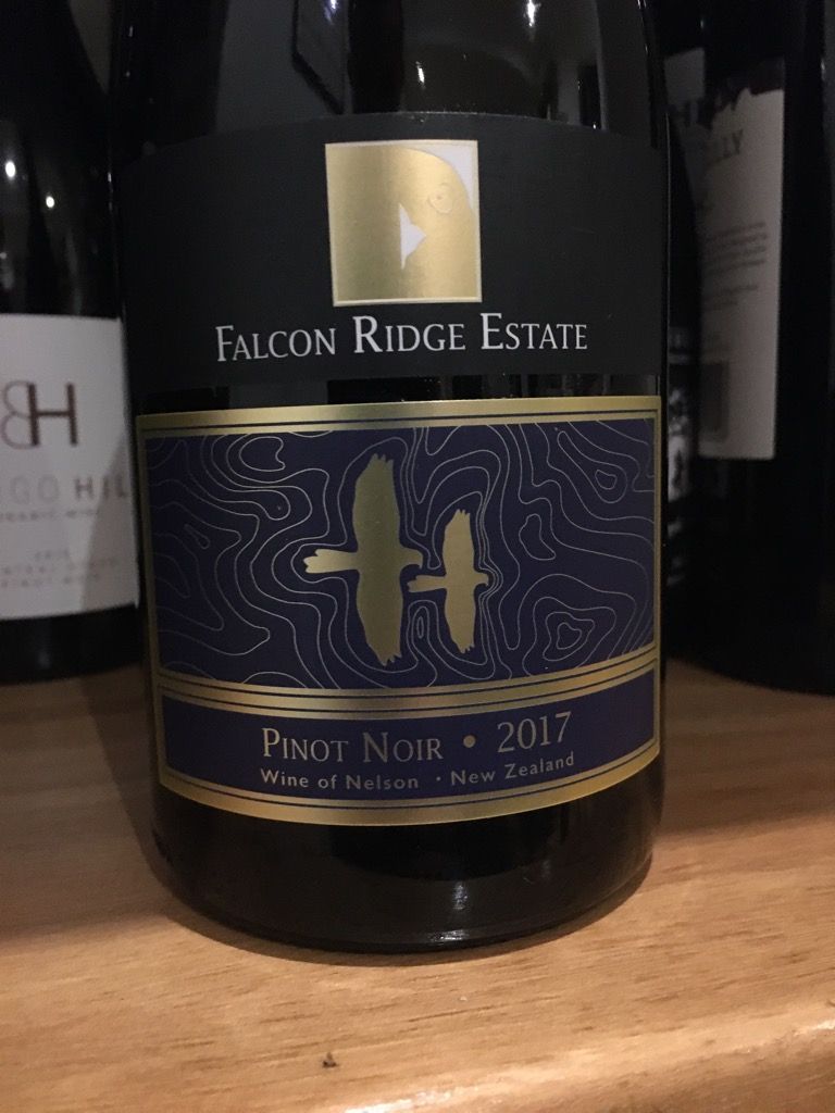 2017 Falcon Ridge Estate Pinot Noir, New Zealand, South Island, Nelson ...