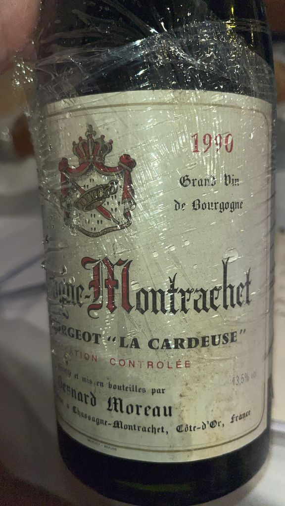 1978 Domaine Bernard Moreau et Fils Chassagne-Montrachet 1er Cru ...