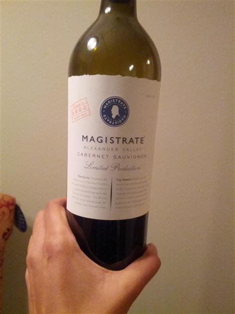 2011 Magistrate Vineyards Cabernet Sauvignon Limited Production, USA ...