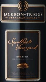 2006 Jackson-Triggs Merlot SunRock Vineyard, Canada, British Columbia ...