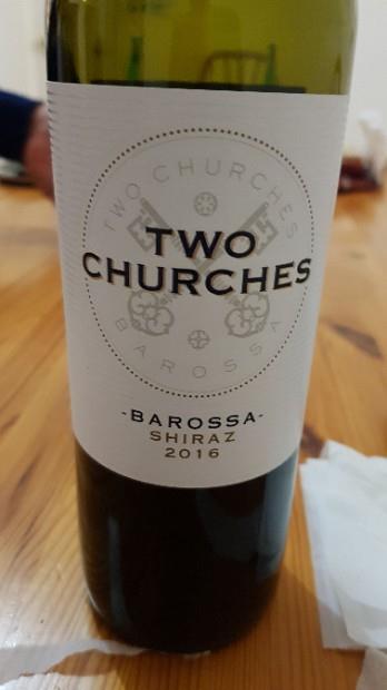 2016 Two Churches Shiraz, Australia, South Australia, Barossa, Barossa ...