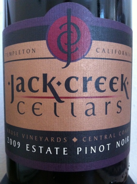 2009 Jack Creek Cellars Pinot Noir Estate, USA, California, Central ...