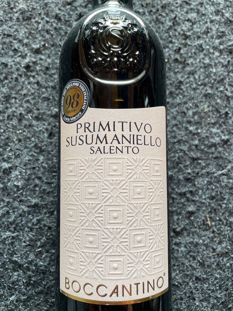2021 Boccantino Susumaniello Salento IGT, Italy, Puglia, Salento IGT ...