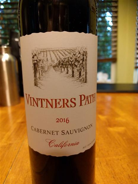 2016 Vintners Path Cabernet Sauvignon, USA, California - CellarTracker