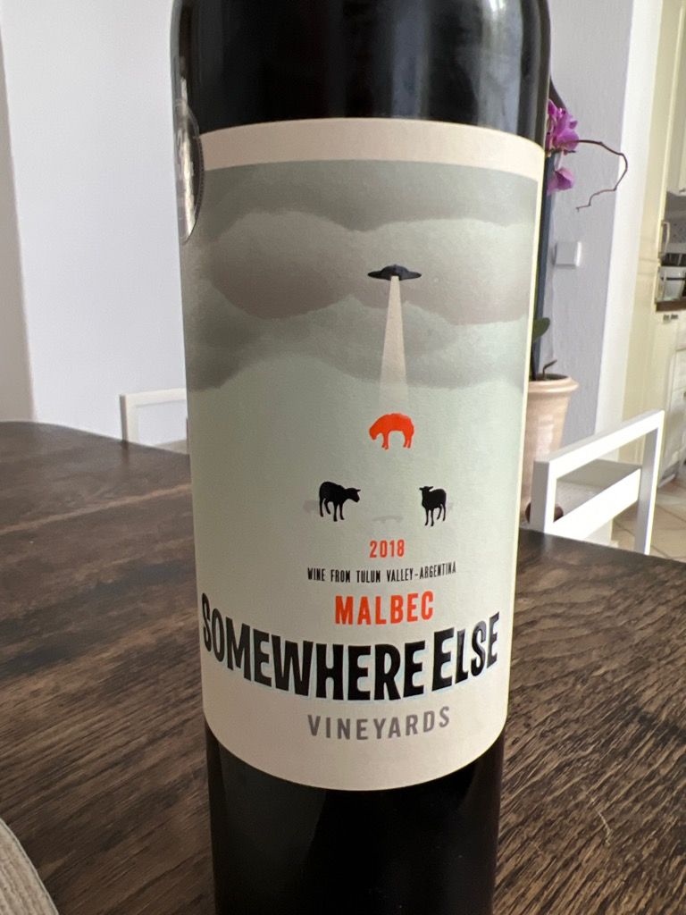 2022 Somewhere Else Vineyards Malbec, Argentina, San Juan, Tulum Valley ...