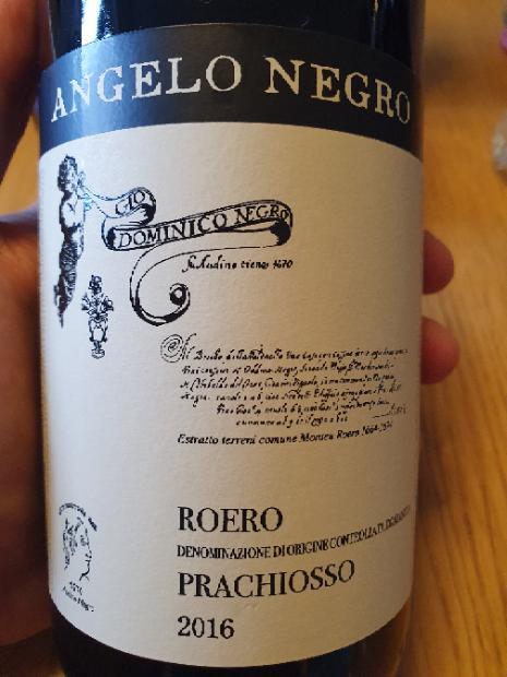 2016 Angelo Negro e Figli Roero Prachiosso, Italy, Piedmont, Alba ...