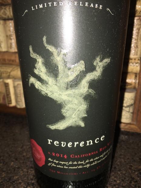 2014 Bogle Vineyards Reverence, USA, California - CellarTracker
