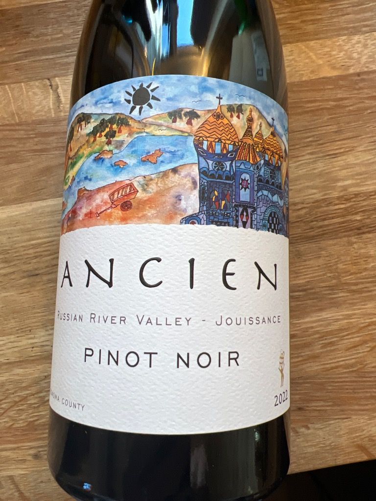 2023 Ancien Pinot Noir Jouissance Russian River Valley, USA, California ...