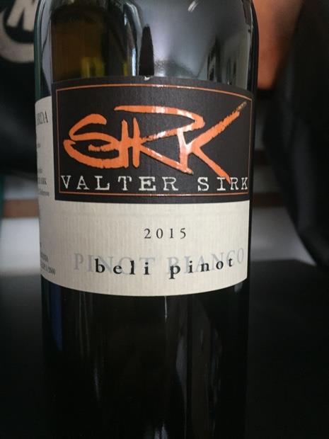 2016 Valter Sirk Beli Pinot Contea Pinot Blanc Goriška Brda, Slovenia ...