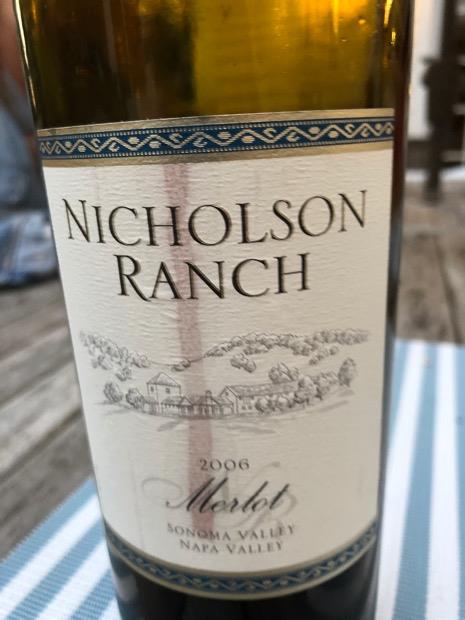 2007 Nicholson Ranch Merlot Estate, USA, California, Sonoma County ...