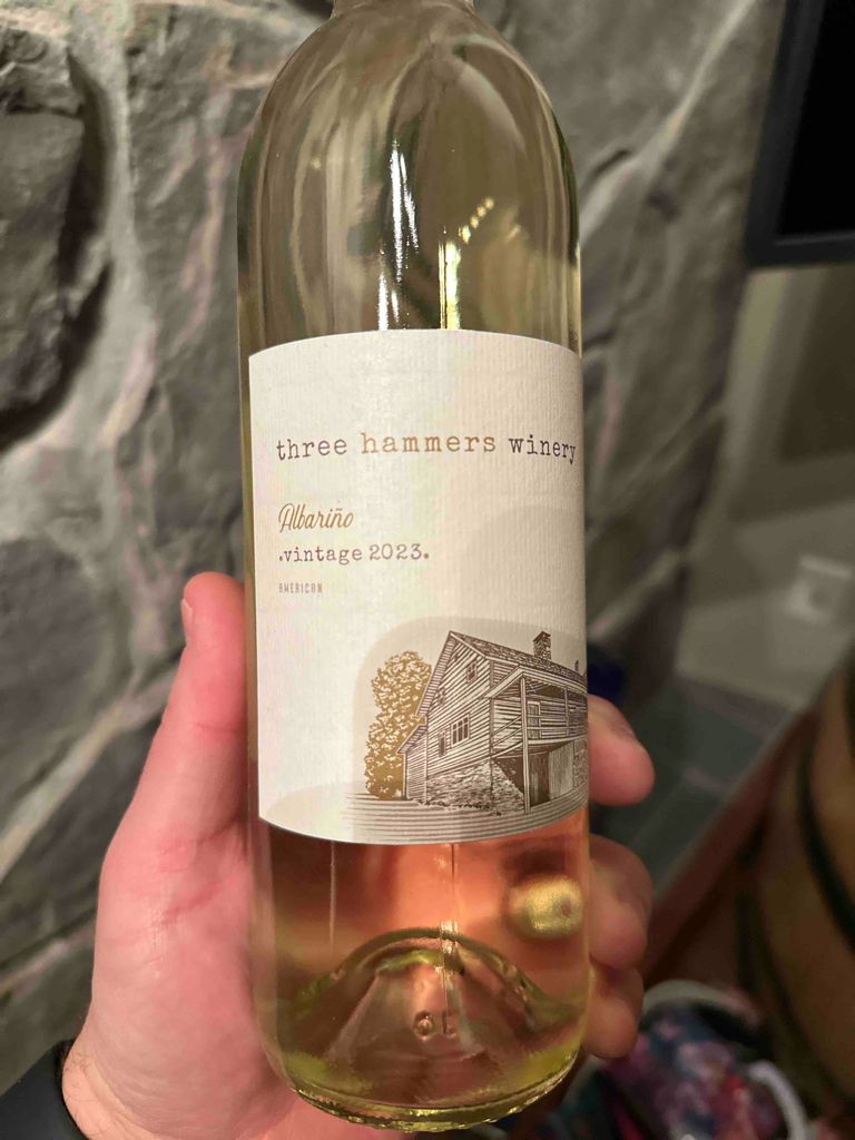 2023 Three Hammers Winery Albariño, USA, Pennsylvania - CellarTracker