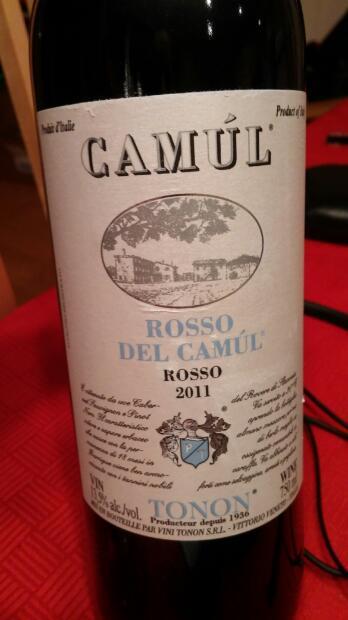 2011 Vini Tonon Piave Rosso del Camúl Italy, Italy, Veneto, Piave ...