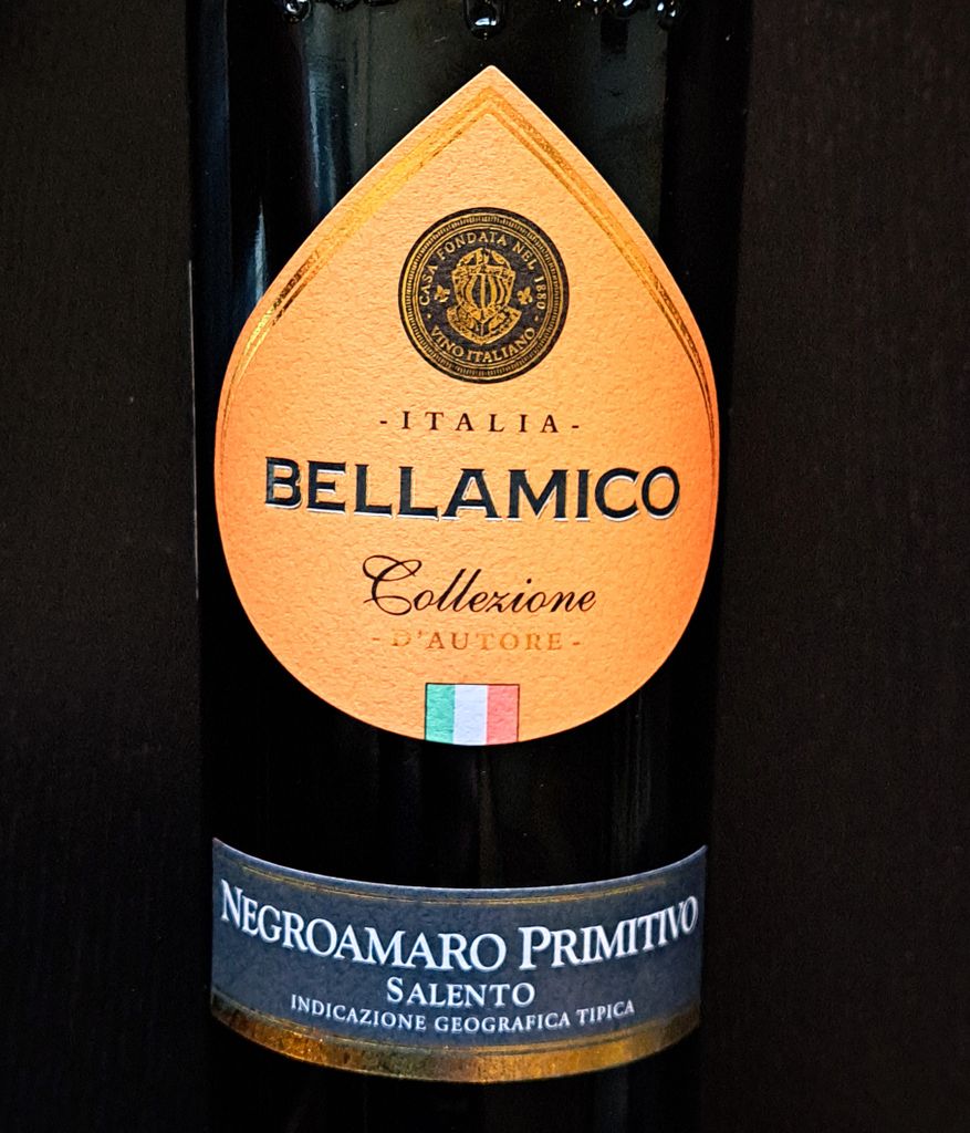 2021 Bellamico Negroamaro Primitivo Salento IGT, Italy, Puglia, Salento ...