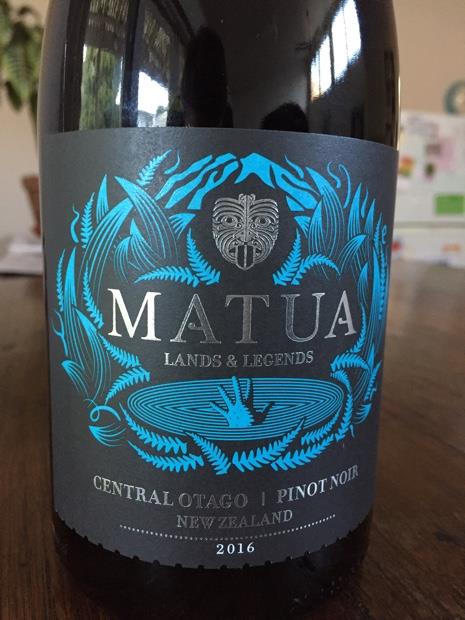 2021 Matua Pinot Noir Lands & Legends, New Zealand, South Island, Otago ...