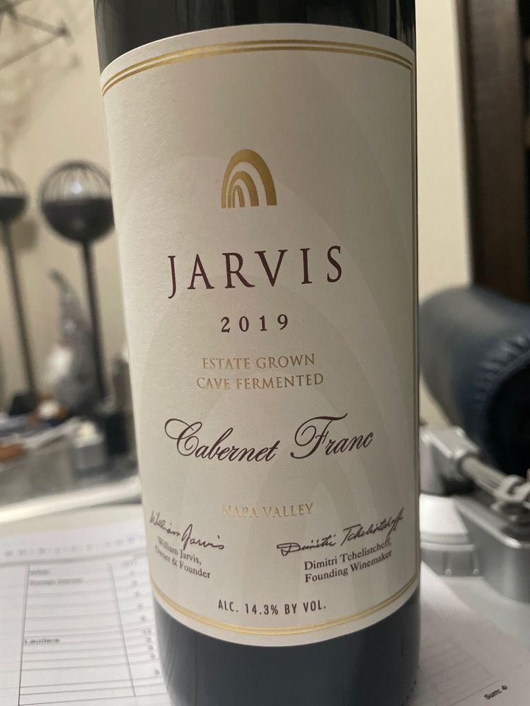 2019 Jarvis (California) Winery Cabernet Franc, USA, California, Napa ...
