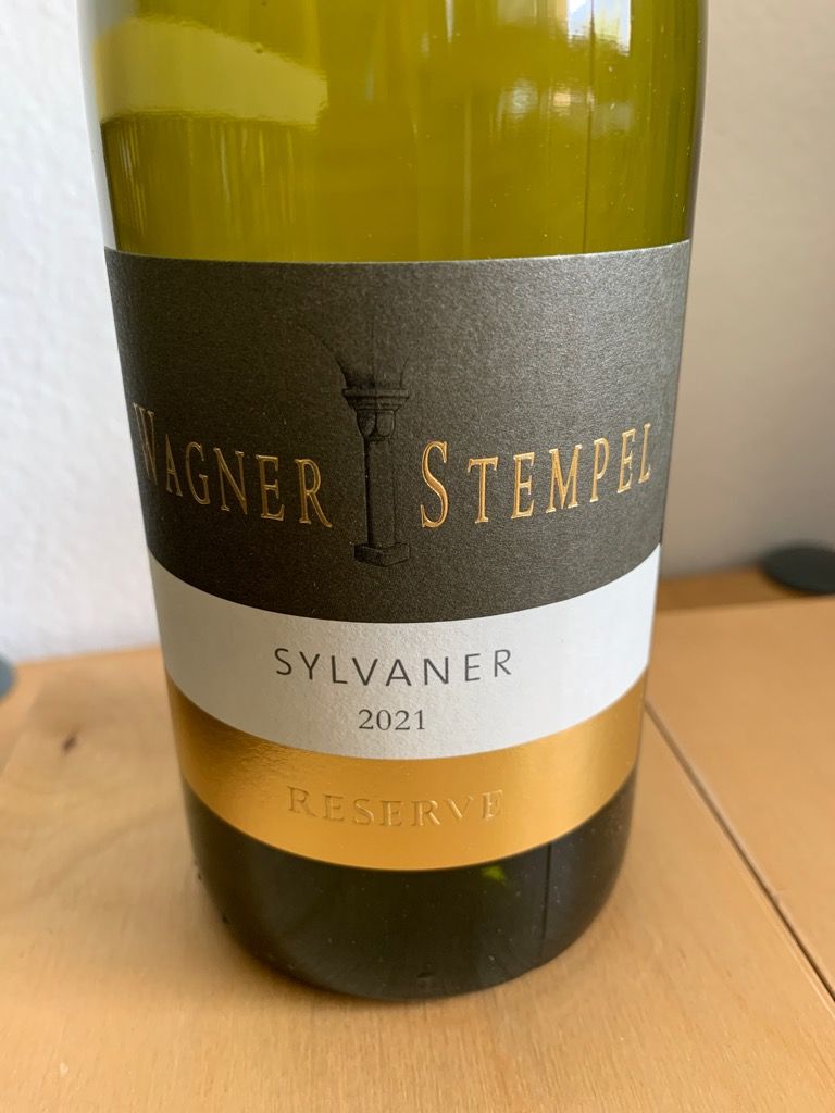 2021 Wagner-Stempel Silvaner Reserve, Germany, Rheinhessen - CellarTracker