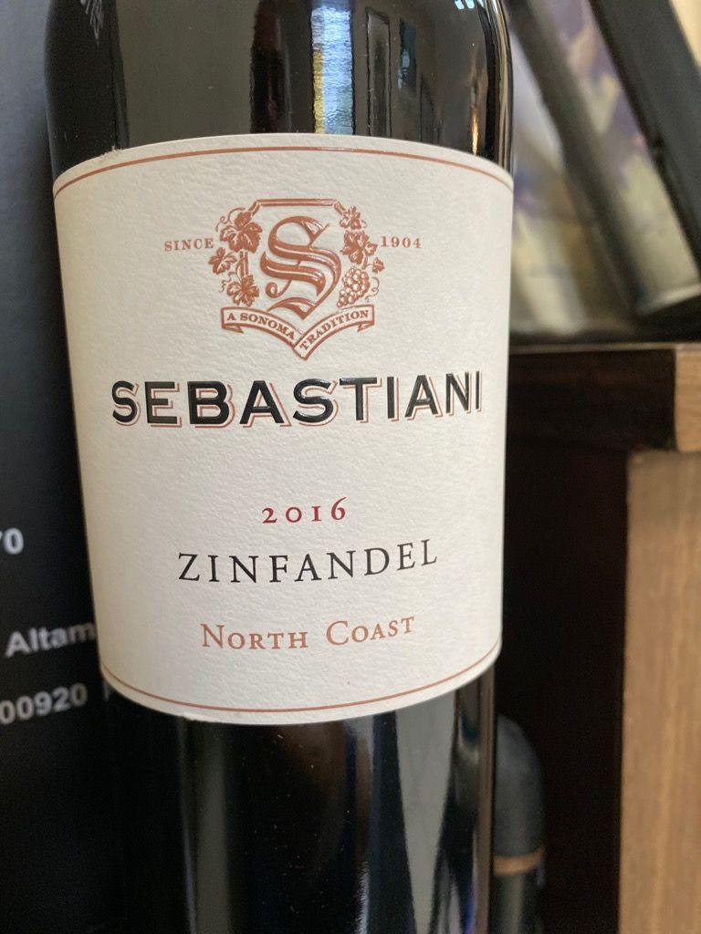 2016 Sebastiani Vineyards & Winery Zinfandel Sonoma County, USA ...