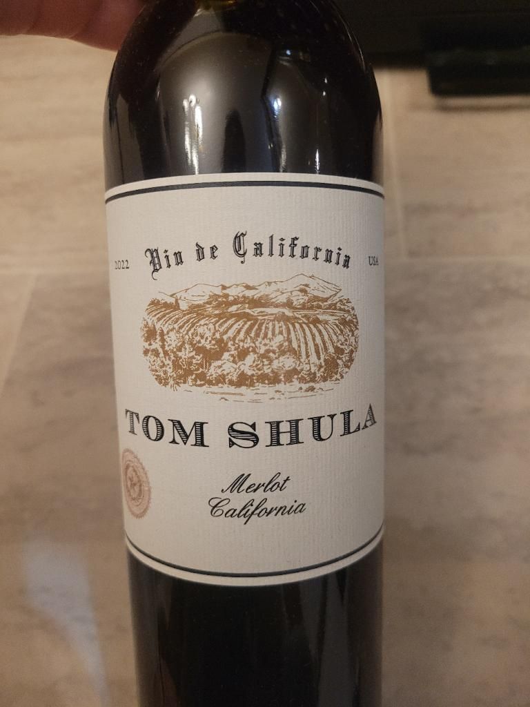 2022 Tom Shula Merlot, USA, California - CellarTracker