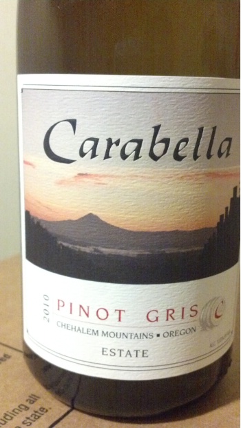 2010 Carabella Pinot Gris Estate, USA, Oregon, Willamette Valley ...