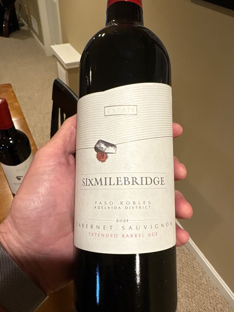 2021 Sixmilebridge Cabernet Sauvignon, USA, California, Central Coast ...