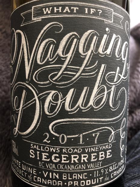 2021 Nagging Doubt Siegerrebe, Canada, BC-Ontario, Okanagan Valley ...