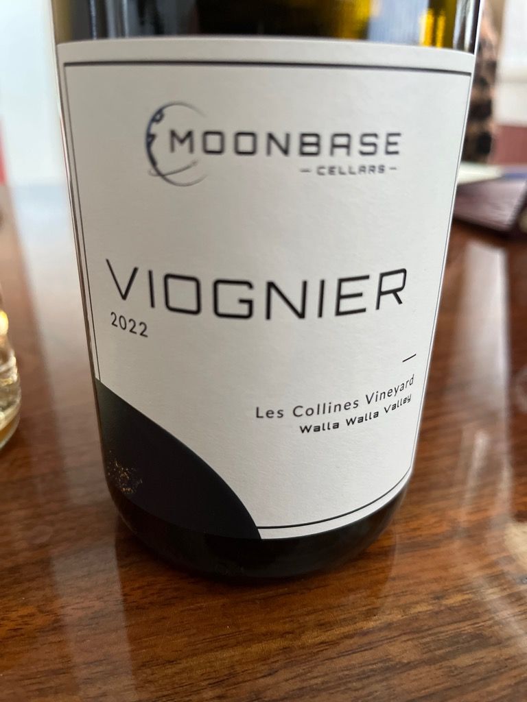 2022 Moonbase Cellars Viognier Les Collines, Block 31, USA, Washington ...