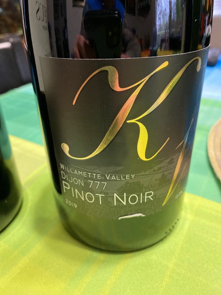 2019 Kason Vineyards Pinot Noir Dijon 777, USA, Oregon, Willamette ...