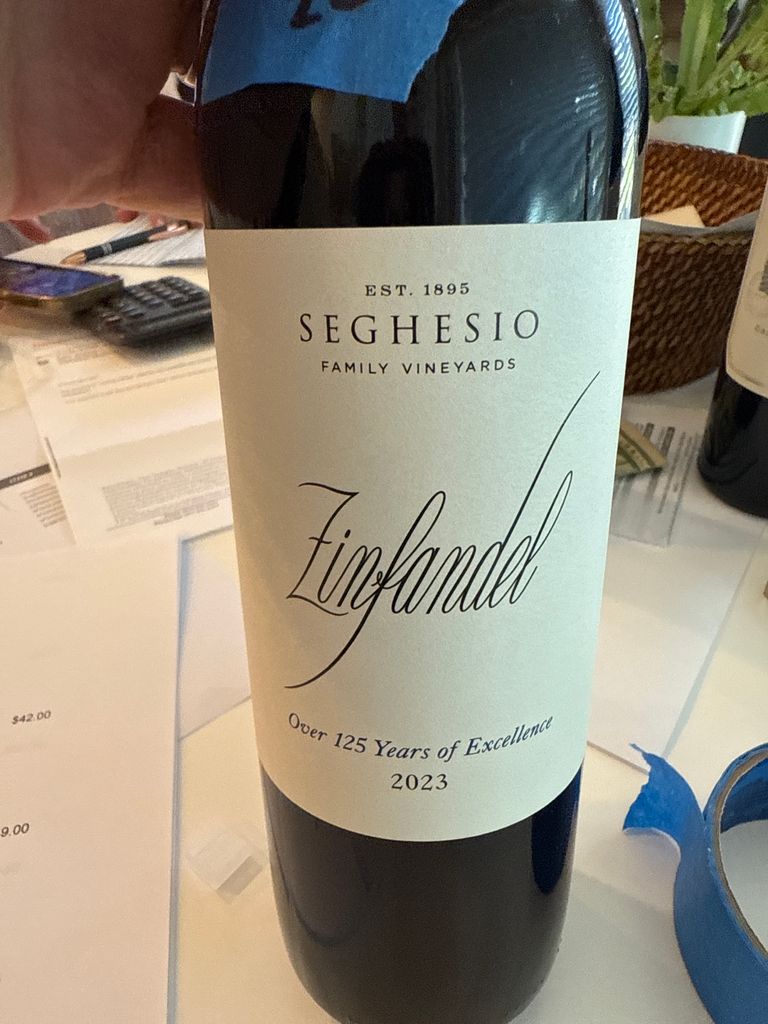 2018 Seghesio Family Vineyards Zinfandel California, USA, California ...