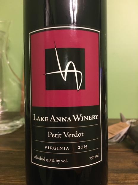 2019 Lake Anna Winery Petit Verdot, USA, Virginia - CellarTracker