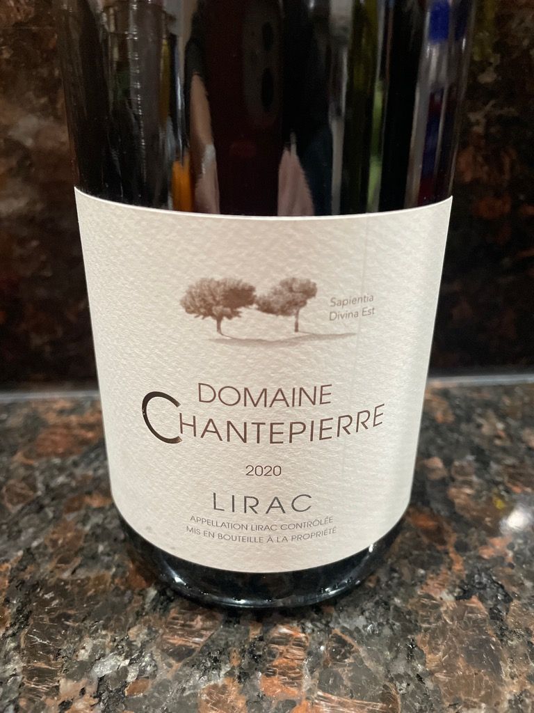 2020 Domaine Chantepierre Lirac, France, Rhône, Southern Rhône, Lirac ...