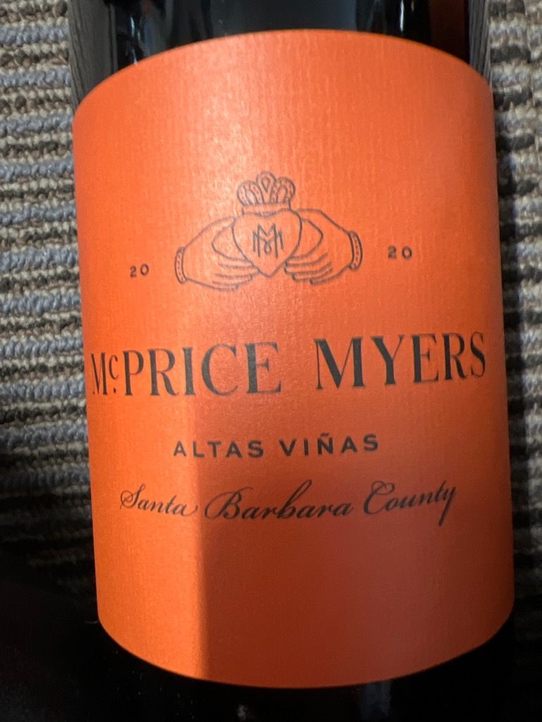 2020 McPrice Myers Altas Vinas, USA, California, Central Coast, Santa ...