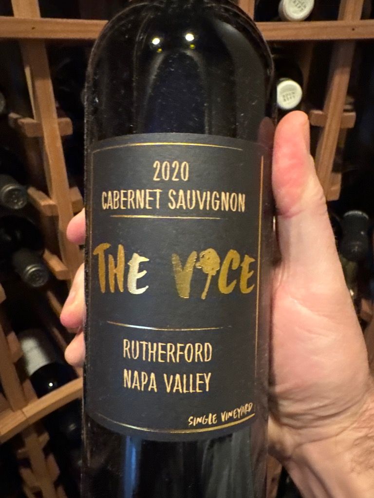 2020 The Vice Cabernet Sauvignon Rutherford, USA, California, Napa ...
