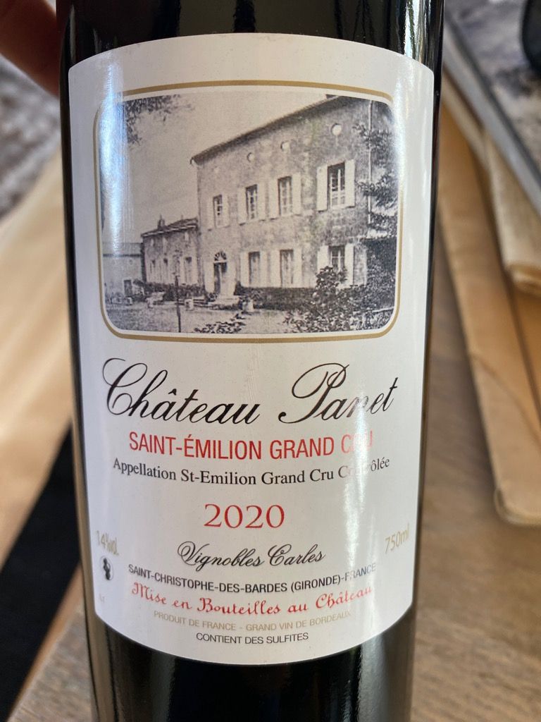 2021 Château Panet, France, Bordeaux, Libournais, St. Émilion Grand Cru ...