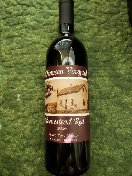 2021 Williamson Vineyard Homestead Red, USA, Idaho, Snake River Valley ...