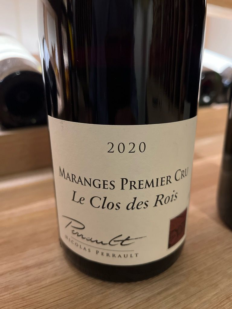 2020 Nicolas Perrault Maranges 1er Cru Le Clos des Rois, France ...