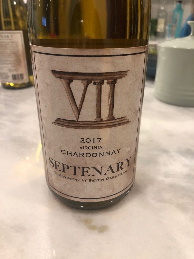 2020 Septenary Chardonnay, USA, Virginia, Central Virginia, Monticello ...