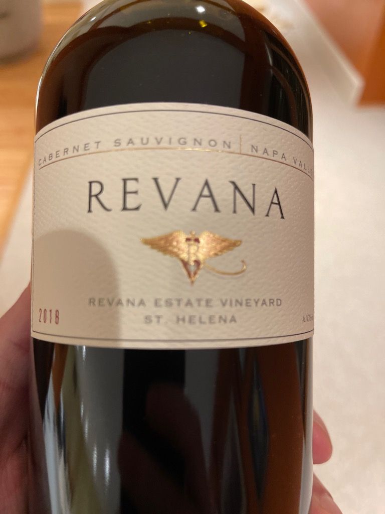2018 Revana Cabernet Sauvignon Revana Estate Vineyard, USA, California ...