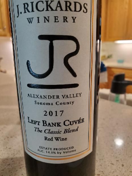 2017 J. Rickards Left Bank Cuvee, USA, California, Sonoma County ...