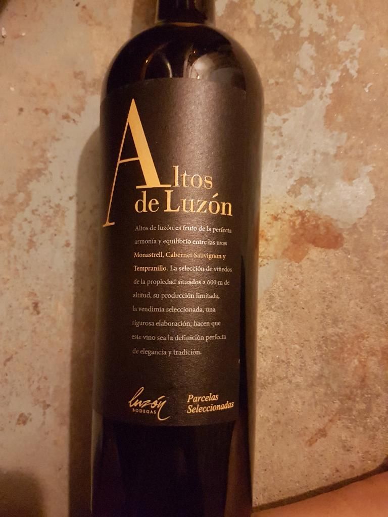NV Bodegas Luzon Jumilla Altos de Luzón, Spain, Murcia, Jumilla ...