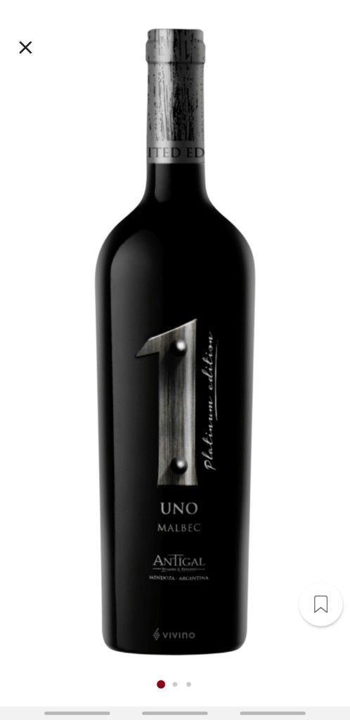 2019 Antigal Malbec Platinum Edition, Argentina, Mendoza - CellarTracker