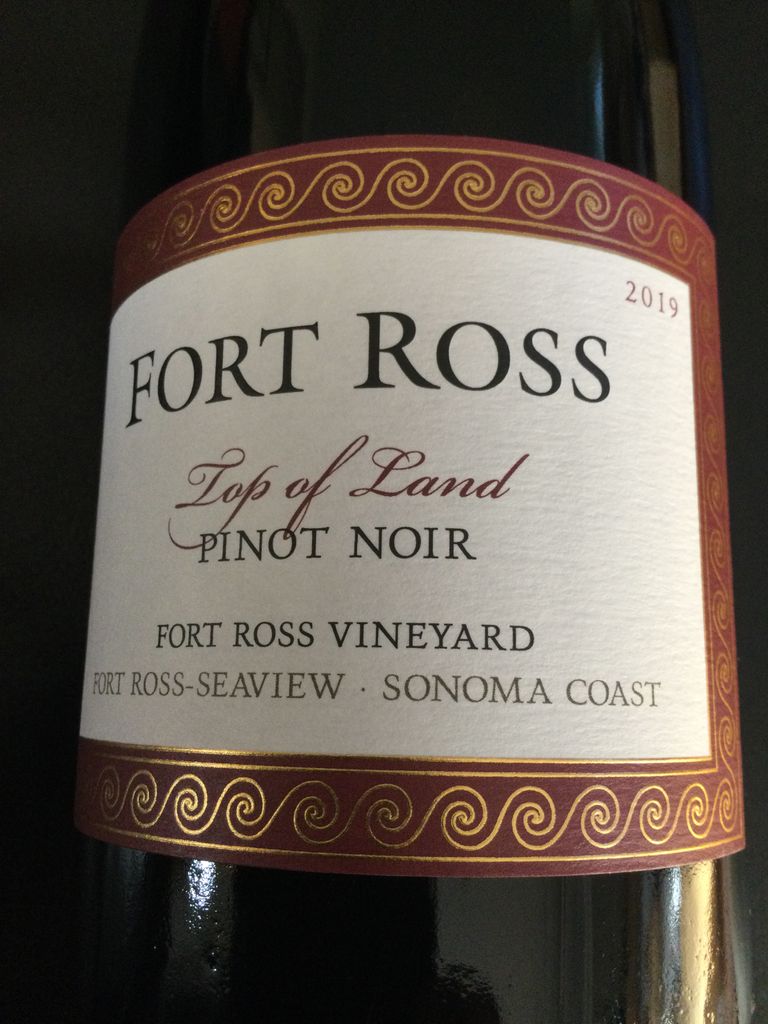 2019 Fort Ross Pinot Noir Top of Land Fort Ross Vineyard, USA ...