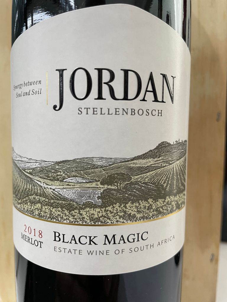 2020 Jordan Winery (Jardin) Merlot Black Magic, South Africa, Coastal ...