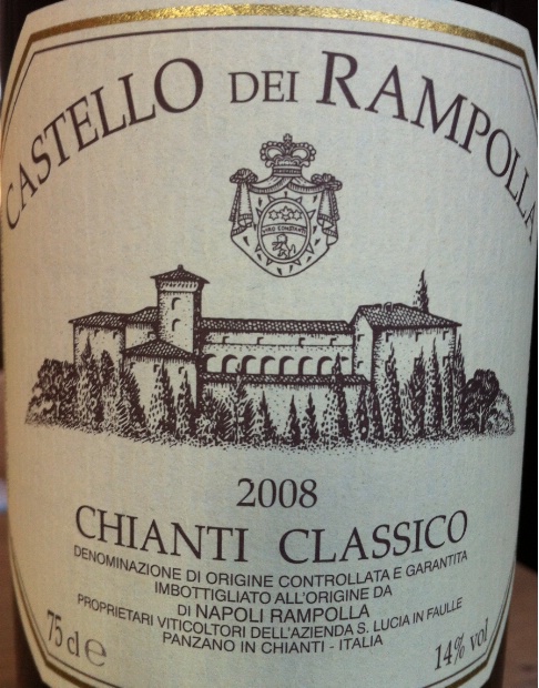 2008 Castello dei Rampolla Chianti Classico, Italy, Tuscany, Chianti ...