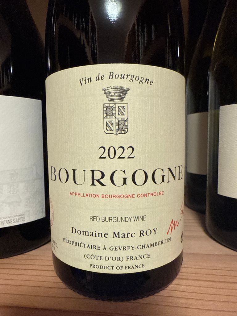 2022 Domaine Marc Roy Bourgogne, France, Burgundy, Bourgogne ...